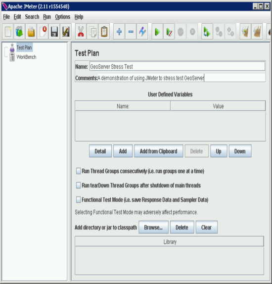 Creating an Apache JMeter™ test workbench Creating an Apache JMeter™ test workbench